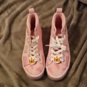 Nintendo | Shoes | Genuine Princess Peach Nintendo High Top Sneakers ...